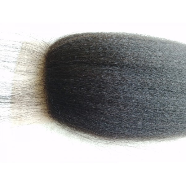 Silk Base Closure Italian yaki 100% Human Hair Silk Top Closure 4 * 4 ...
